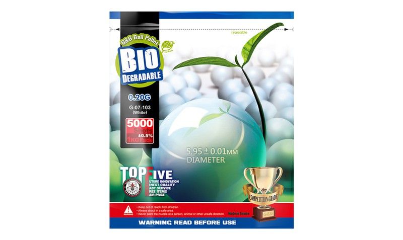 Bio Bb 0.20g 1kg Blanca G&G (G-07-103) — MLQ TACTIC AIRSOFT