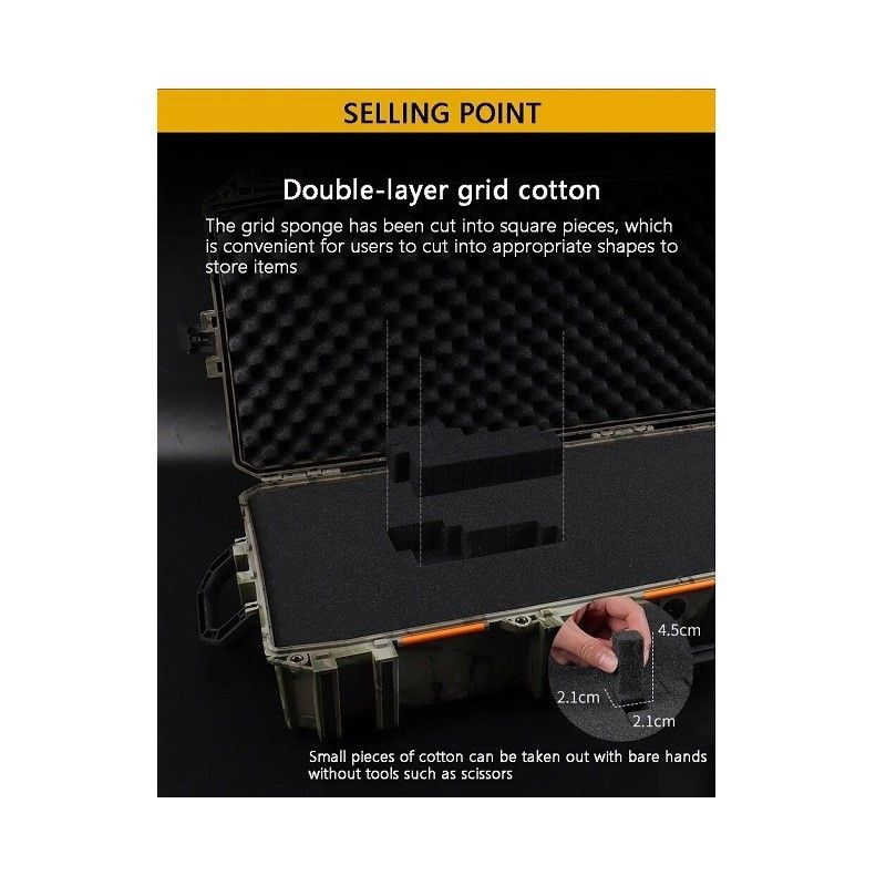 Espuma para maleta rigida 102 cm conquer — MLQ TACTIC AIRSOFT