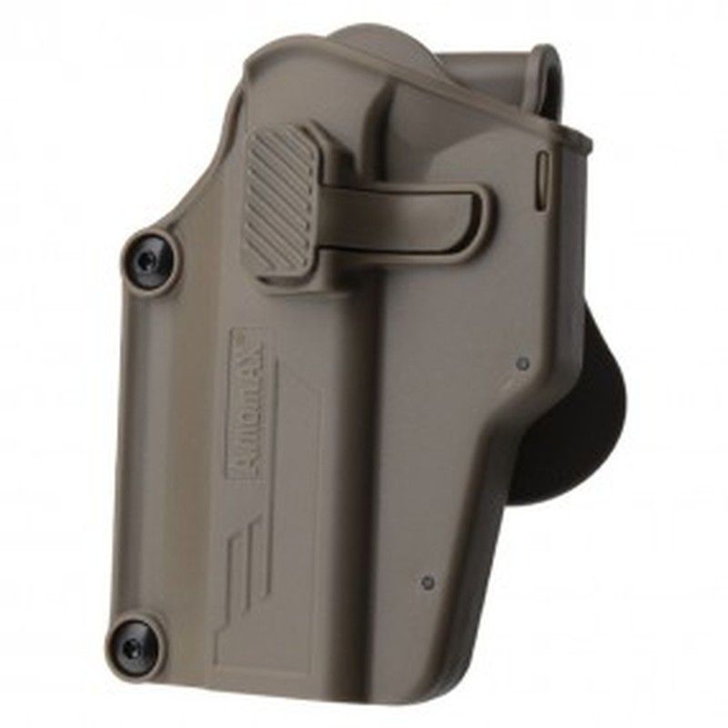 Pistolera AMOMAX PER-FIT UNIVERSAL ZURDO FDE — MLQ TACTIC AIRSOFT